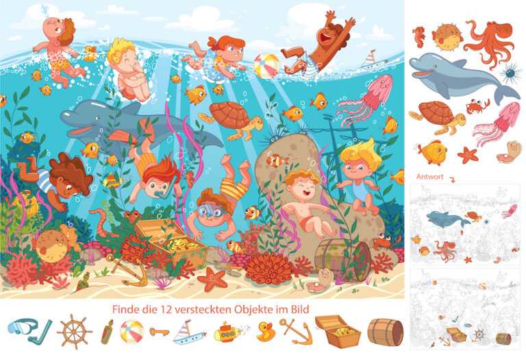 Montessori Wimmelbilder - Kostenlose Motive